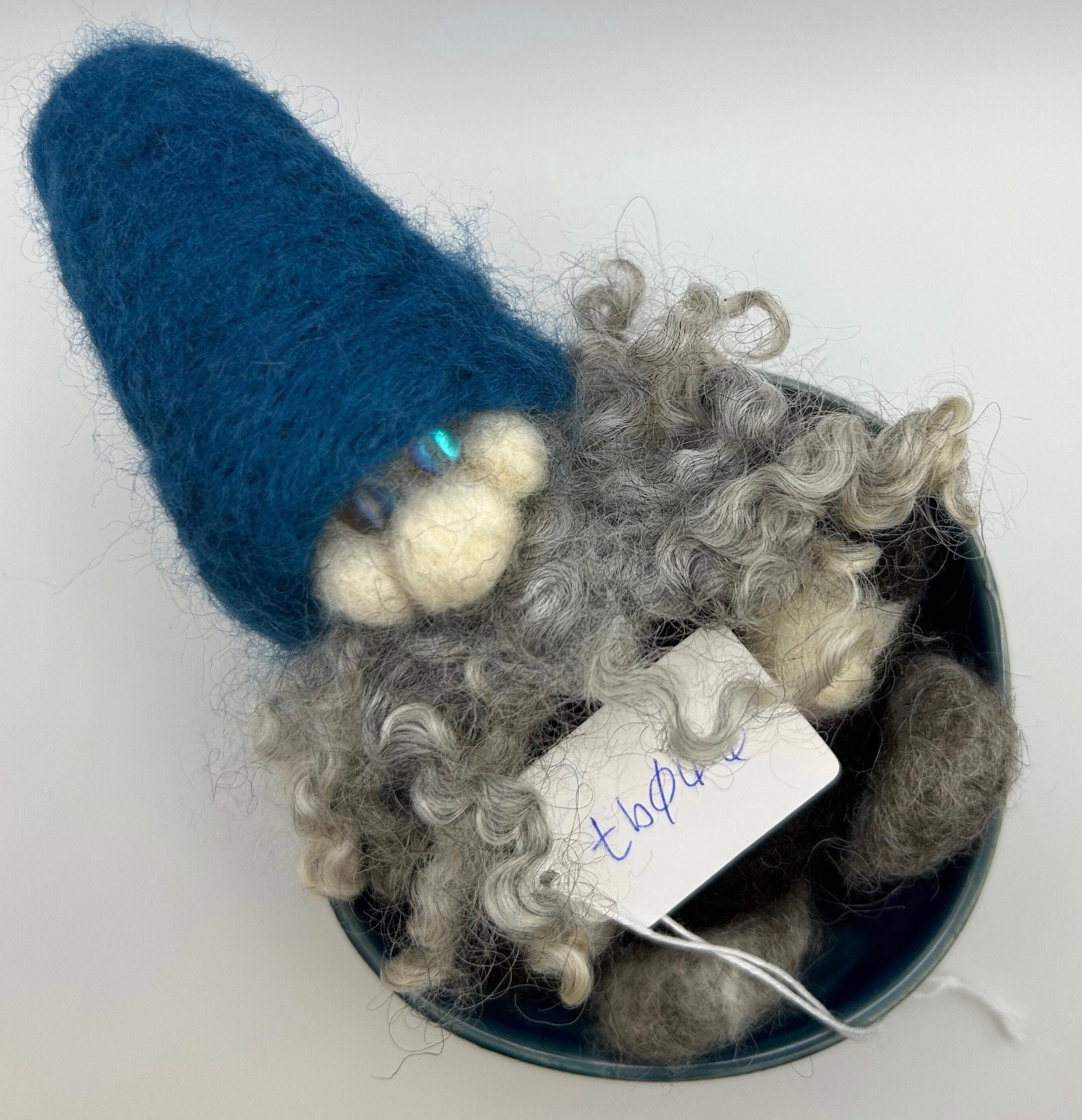 Icelandic Wool Roving Ball - Sunset Orange - Telderer's Rainbows End Farm