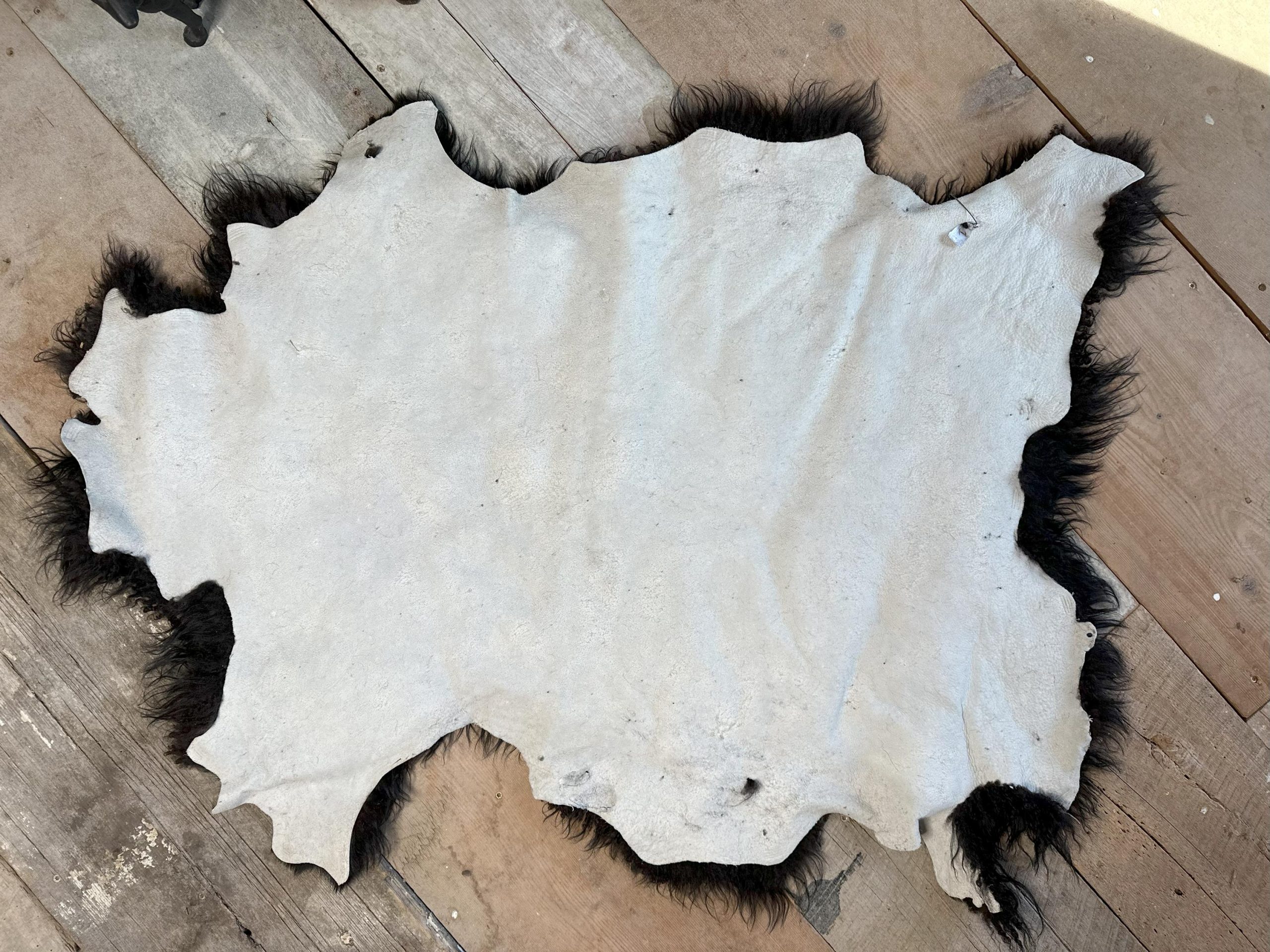 Gorgeous Icelandic sheepskin throw l natural rug | original wool rug ...