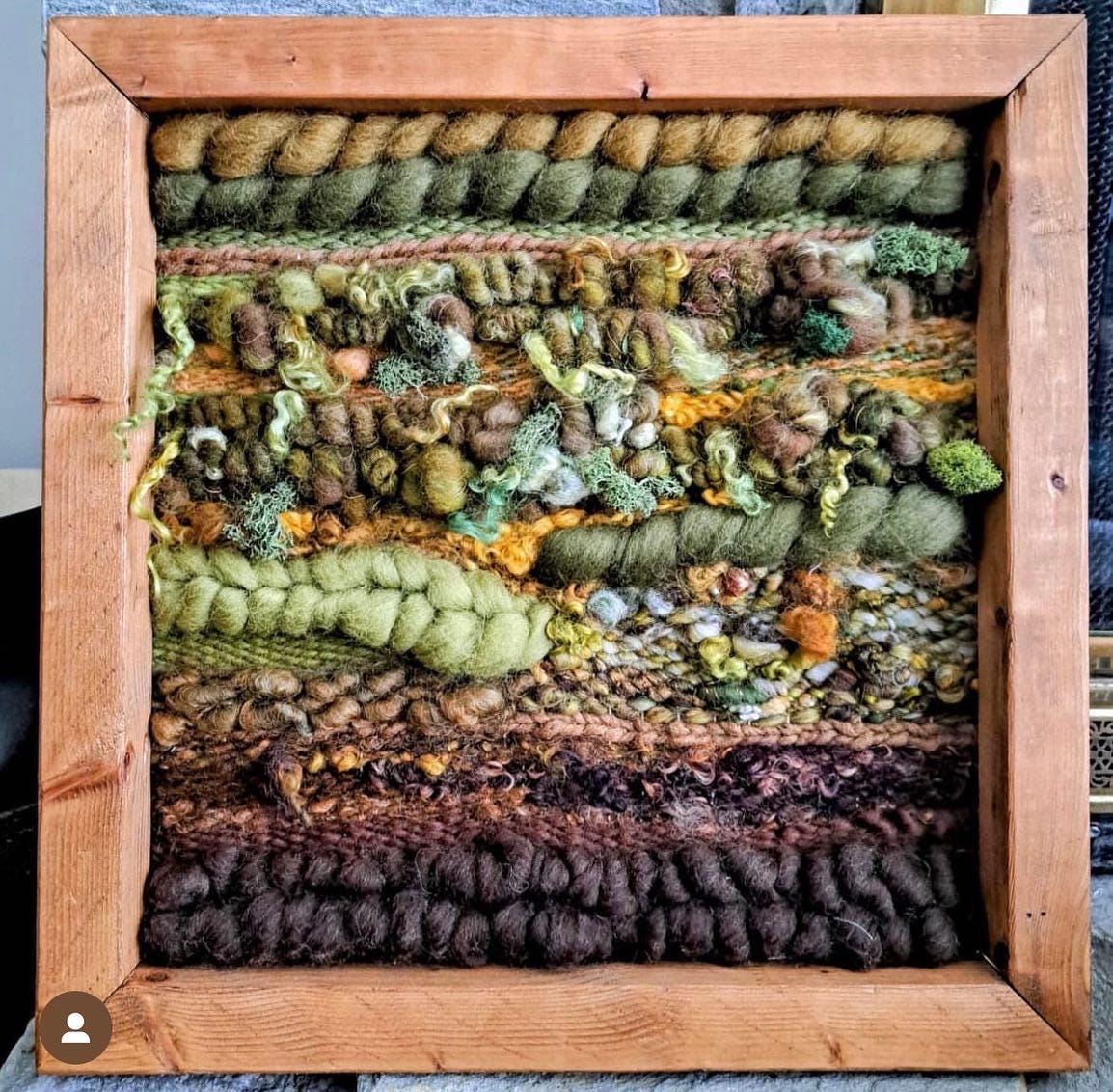 Mossy Floor Boucle Yarn - Textured Yarn with Bamboo, Angelina, Cotton ...