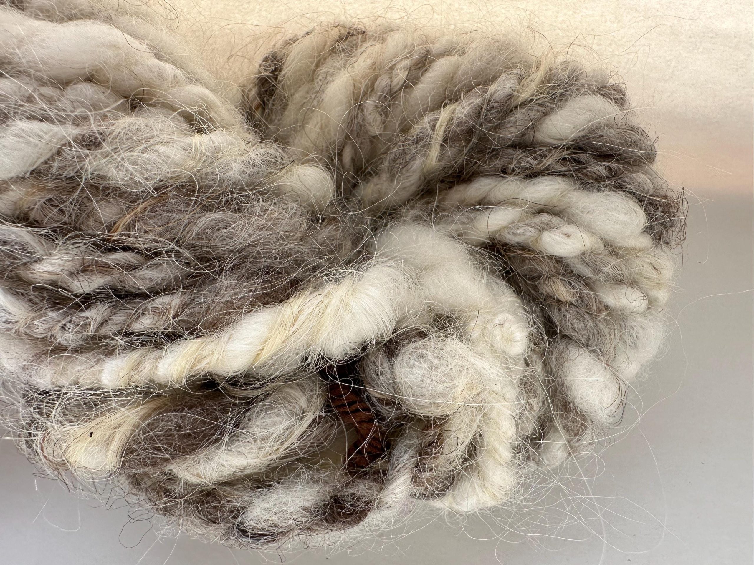 Beach Blend Yarn - Textured Natural Gray & Light Brown Yarn for Knit ...